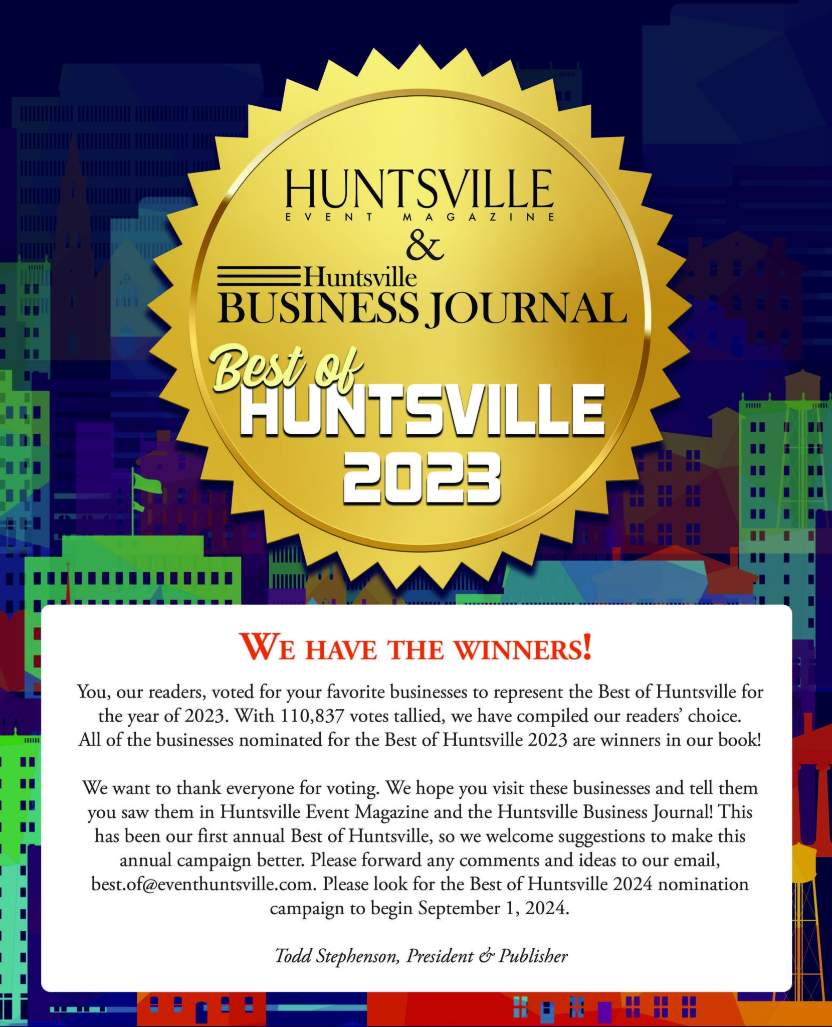 2023 Best of Huntsville - EVENT Magazine